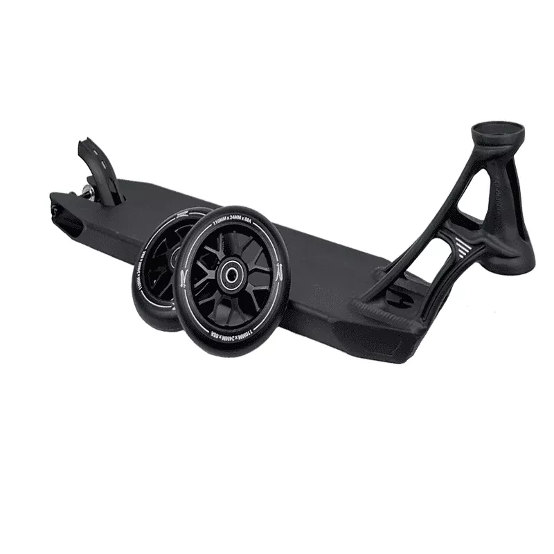 Ethic DTC Pandemonium 490mm Black + Rideoo Y-style Wheels Black — get ...