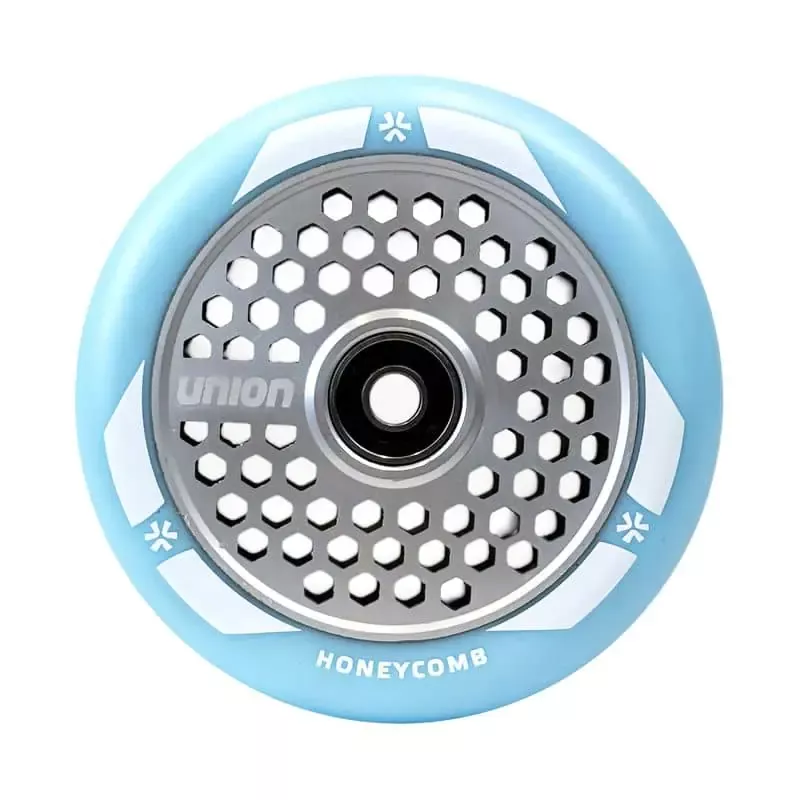Union Honeycomb Pro Scooter Wheel 110mm Blue/Silver — get for an ...